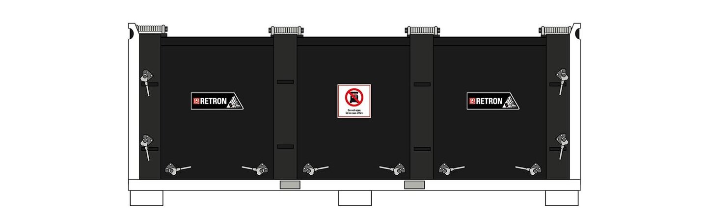 Battery storage and fire protection | RETRON // RETRON